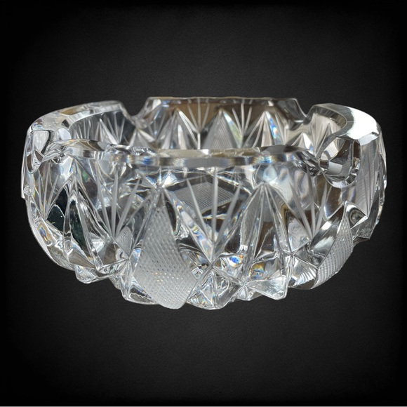 Accents | Vintage Heavy Cut Crystal Imperlux Genuine Handcut Lead ...